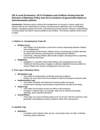 Unit 10: Government macroeconomic intervention (SOW and FULL 4 Week ...