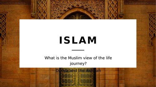 UKS2 RE: Islam - The Muslim Life Journey | Teaching Resources