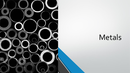Metals science-Year 7/8 | Teaching Resources