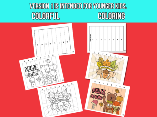 Spanish Fall Agamograph Art Coloring Activities|Autumn Activities ...