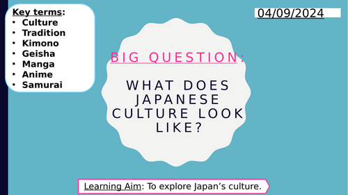 KS3 – Comparing countries L3 – Culture of Japan | Teaching Resources