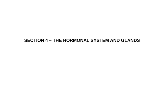 OCR A LEVEL BIOLOGY A H420 MODULE 5 HOMEOSTASIS & HORMONAL ...