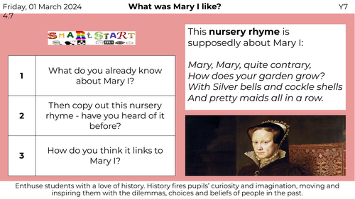 Y7 - The Tudors - 9 lessons + Assessment | Teaching Resources