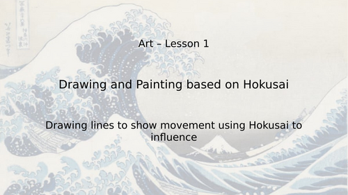Hokusai Art Unit (The Great Wave) | Teaching Resources