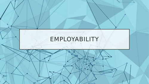 Employability | Teaching Resources Employability | Teaching Resources