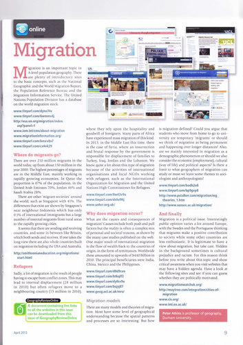 Global Migration dynamic flows | Teaching Resources