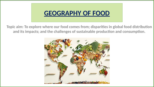 Geography of Food: Who is Consuming the Most and Least Food? | Teaching ...