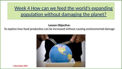 Geography of Food: How Can We Feed the World’s Expanding Population ...