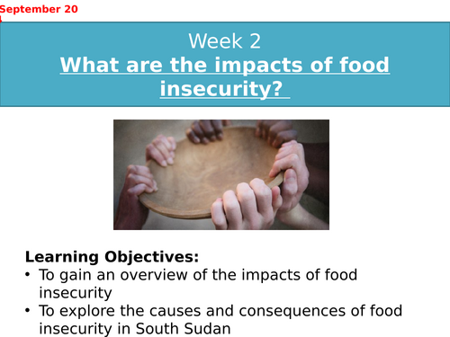 Geography of Food: What Are the Impacts of Food Insecurity? | Teaching ...
