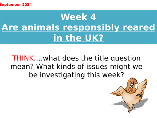 Geography of Food: Are Animals Responsibly Reared in the UK? | Teaching ...