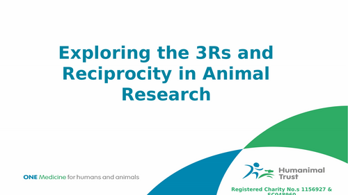 Exploring the 3R's in animal research - Humanimal Trust and One ...