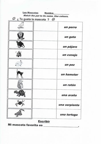 KS2 Spanish Animals (wild, farm and pet) | Teaching Resources