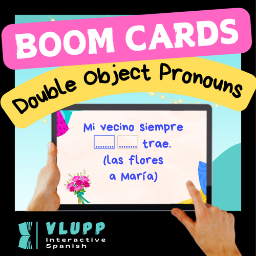 Spanish Indirect & Direct Double Object Pronouns | Digital Activity ...