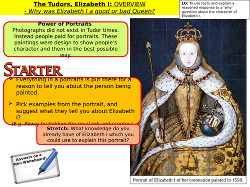 Why was Elizabeth I a good or bad Queen? | Teaching Resources