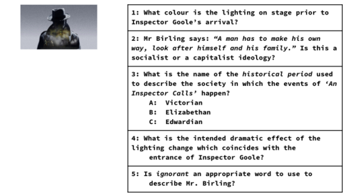 AQA English Literature GCSE Retrieval Practice Tasks | Teaching Resources
