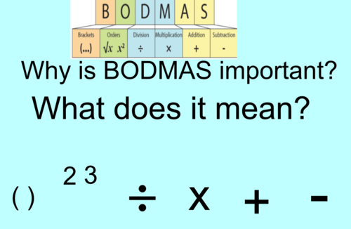 Introduction to BODMAS Year 6 | Teaching Resources