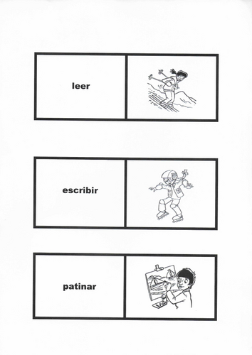 KS2 Spanish Vocabulary Dominoes | Teaching Resources