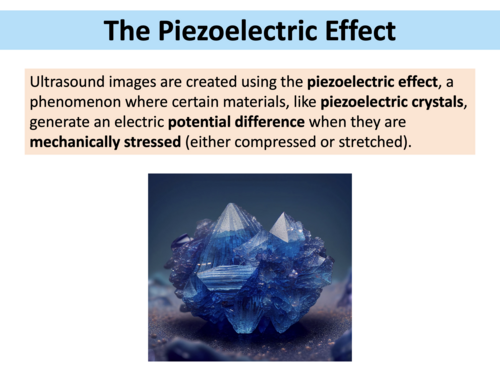 Medical Uses of Ultrasound - A Level Physics | Teaching Resources