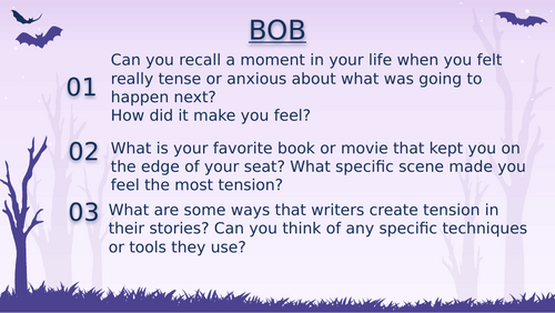 Introduction To Tension Writing | Teaching Resources