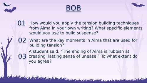 Creative Cold Writing Challenge - Alma | Teaching Resources