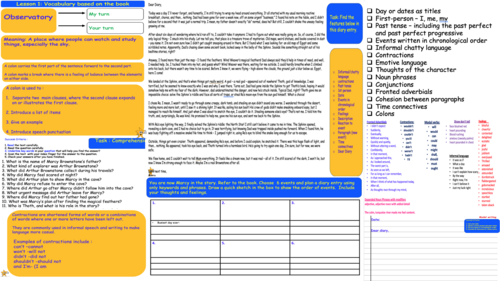 Marcy and the Riddle of the Sphinx by Joe Todd Stanton-a diary entry of ...