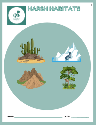 Harsh Habitats Key Stage 3 Workbook- 45 pages! | Teaching Resources