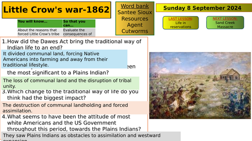 "Little Crow and the Dakota War 1862" | Teaching Resources