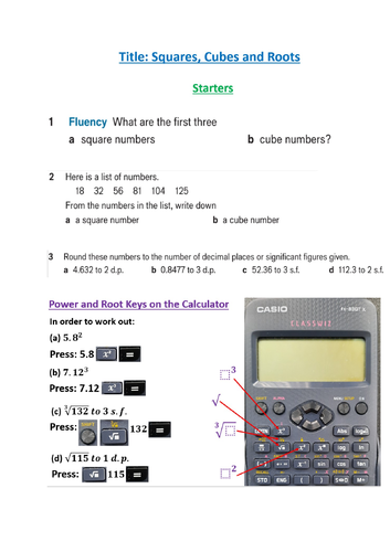 GCSE Foundation (Unit 1): Number | Teaching Resources