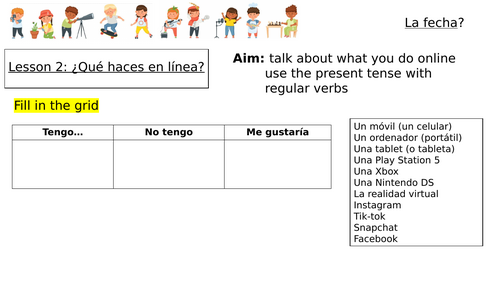 Module 1 Mi vida digital Spanish GCSE new spec 2024 | Teaching Resources
