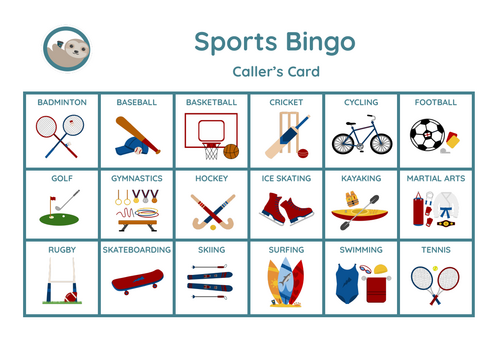 ESL Sports Bingo | Teaching Resources