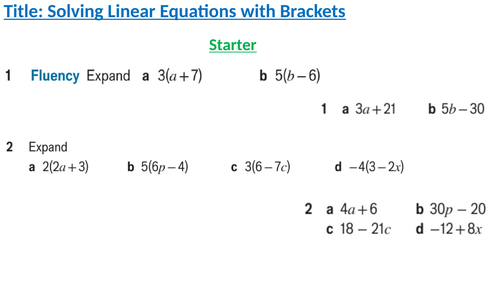 GCSE Foundation (Unit 5): Equations, Inequalities and Sequences | Teaching Resources