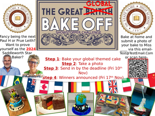 European Day of Languages - Bake Off Competition | Teaching Resources