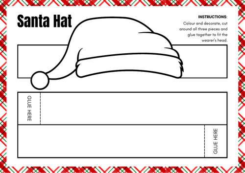CHRISTMAS DIY HATS/ CROWNS | Teaching Resources