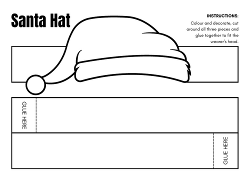 CHRISTMAS DIY HATS/ CROWNS | Teaching Resources