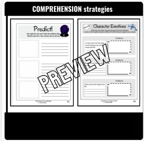 A WHALE OF THE WILD Novel Study | Teaching Resources