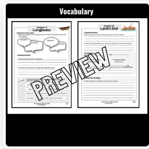 A WHALE OF THE WILD Novel Study | Teaching Resources