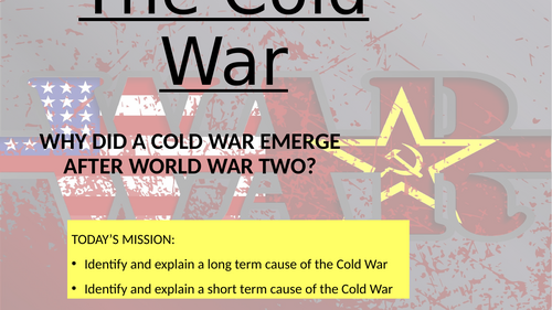 The Cold War | Teaching Resources