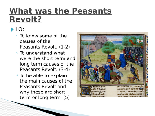 The Peasants Revolt | Teaching Resources