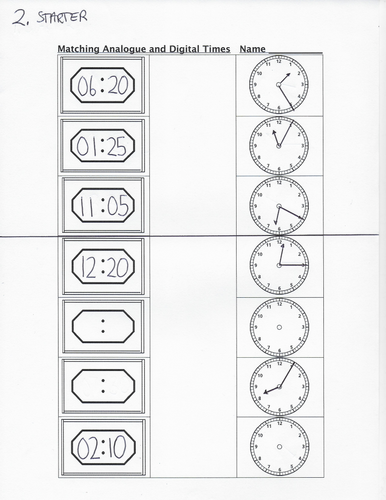 KS2 Maths Analogue & Digital Time | Teaching Resources