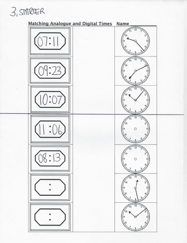 KS2 Maths Analogue & Digital Time | Teaching Resources