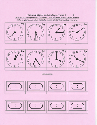 KS2 Maths Analogue & Digital Time | Teaching Resources