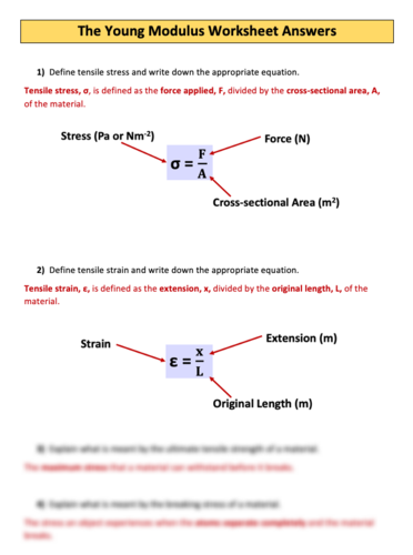 A Level Physics Worksheet Bundle [Year 1 + Year 2] | Teaching Resources