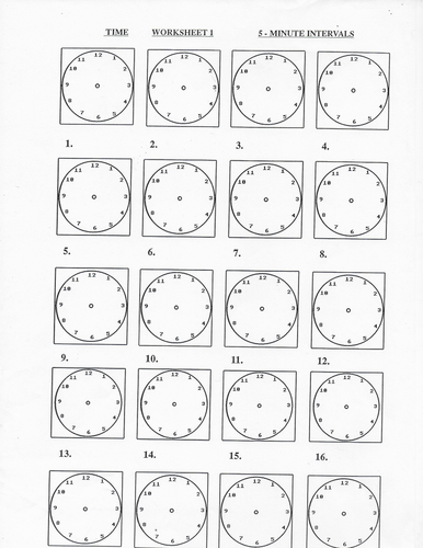KS2 Maths Analogue Time to 5-minute Intervals | Teaching Resources
