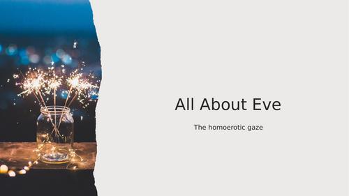 All about eve film study Old Hollywood | Teaching Resources