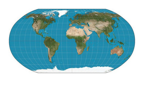 Geography display - 10 world map projections | Teaching Resources