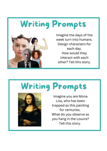 50 Writing Prompts | Teaching Resources