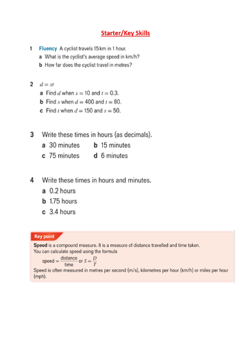 GCSE Foundation (Unit 14): Multiplicative Reasoning | Teaching Resources