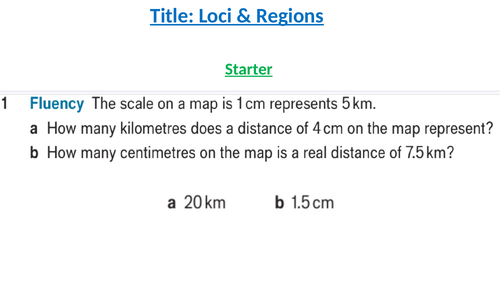 GCSE Foundation (Unit 15): Construction, Loci and Bearings | Teaching ...