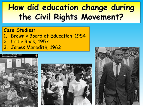 Civil Rights Movement : Education | Teaching Resources