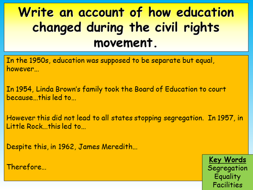 Civil Rights Movement : Education | Teaching Resources